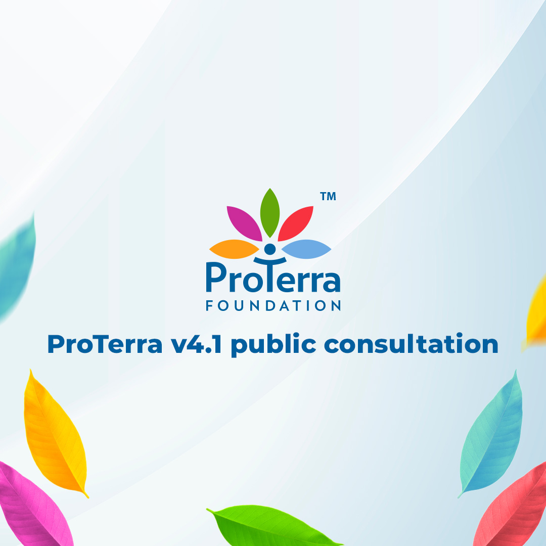 ProTerra v4.1 public consultation - ProTerra Foundation